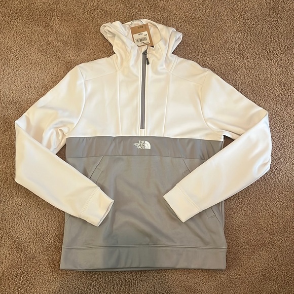 The North Face | Jackets & Coats | The North Face Half Zip Hoodie White ...